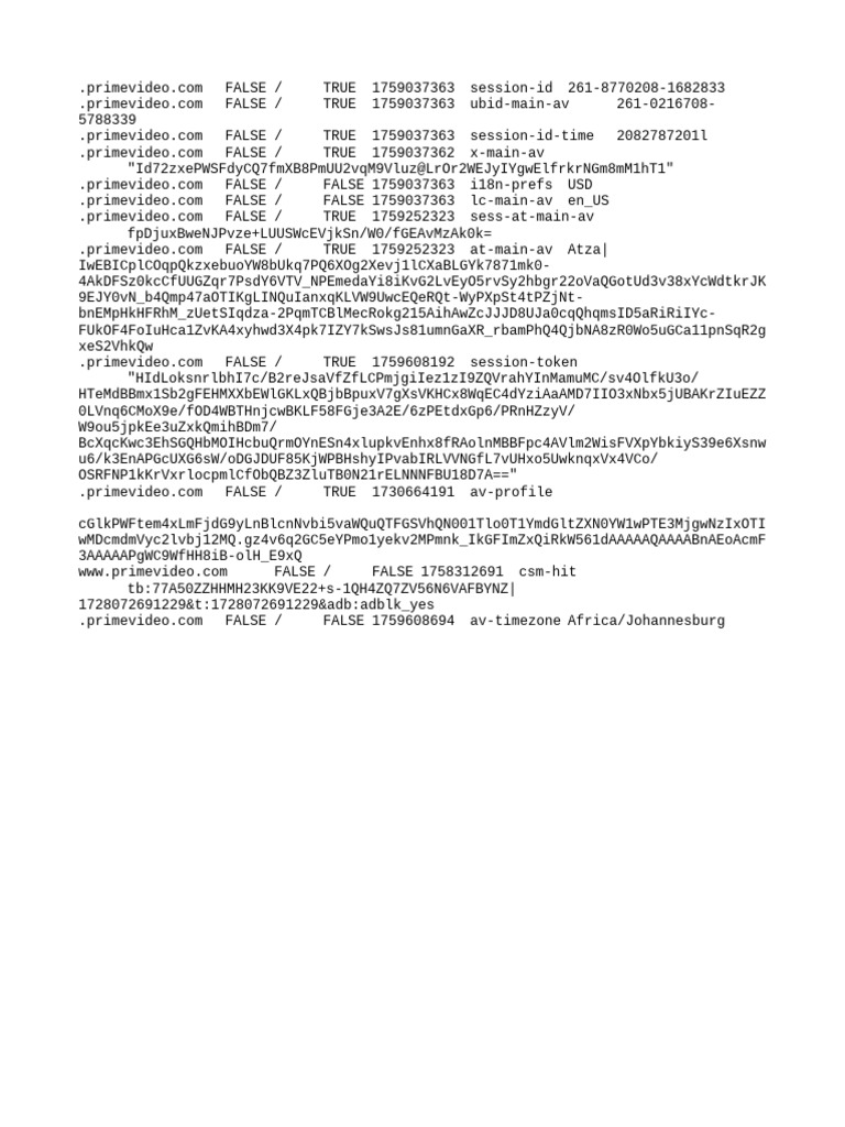 Prime Video Cookies-03 | PDF | Technology & Engineering