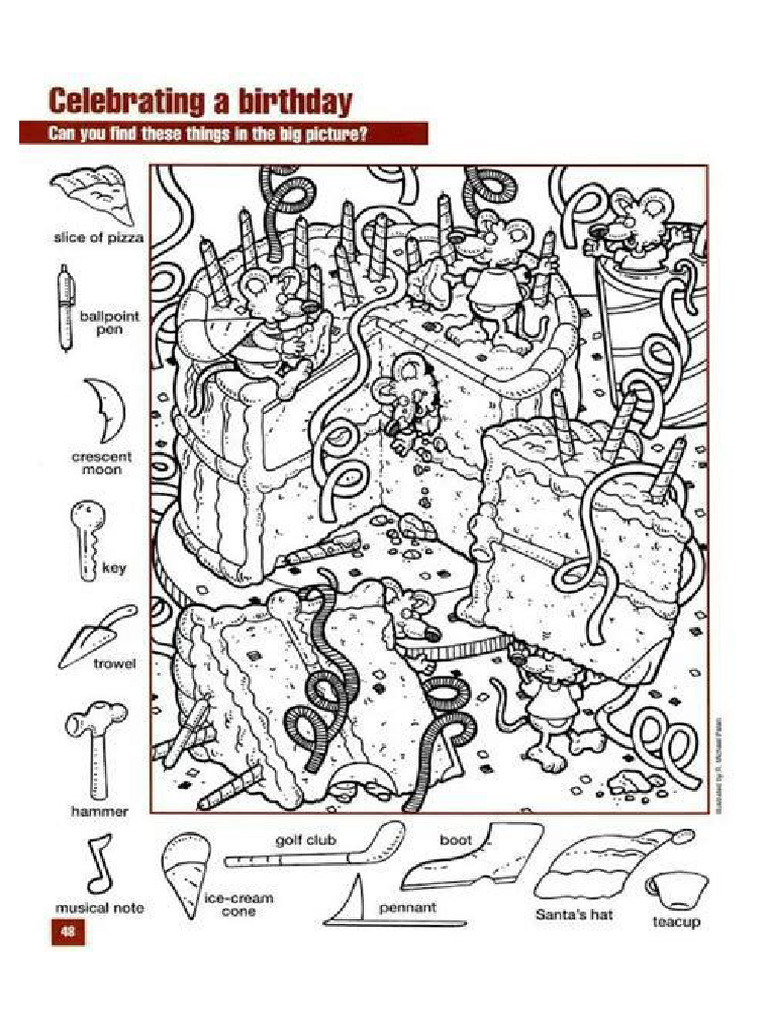 Hidden Pictures Part 1 | PDF