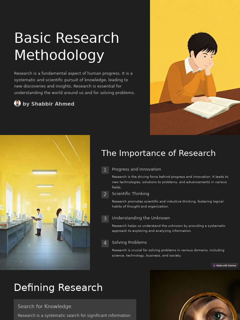 Basic Research Methodology | PDF | Methodology | Scientific Method