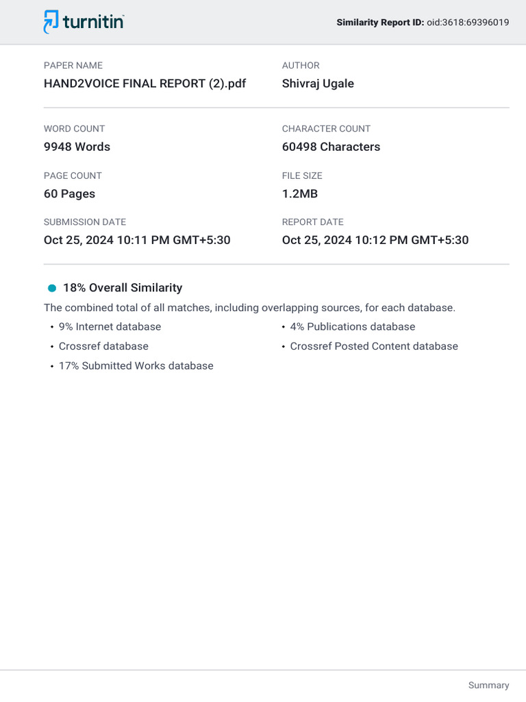 Hand2voice Final Report PDF | PDF | Speech Synthesis | Deep Learning