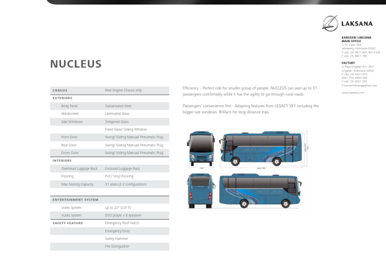 Contoh Tipe Bus - 1 | PDF | Door | Window