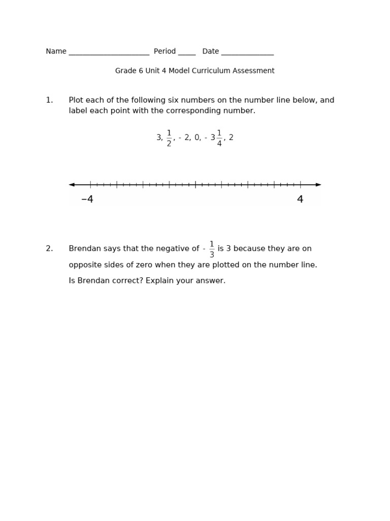 Coordinate Grid and Data Analysis Assessment | PDF | Cartesian ...