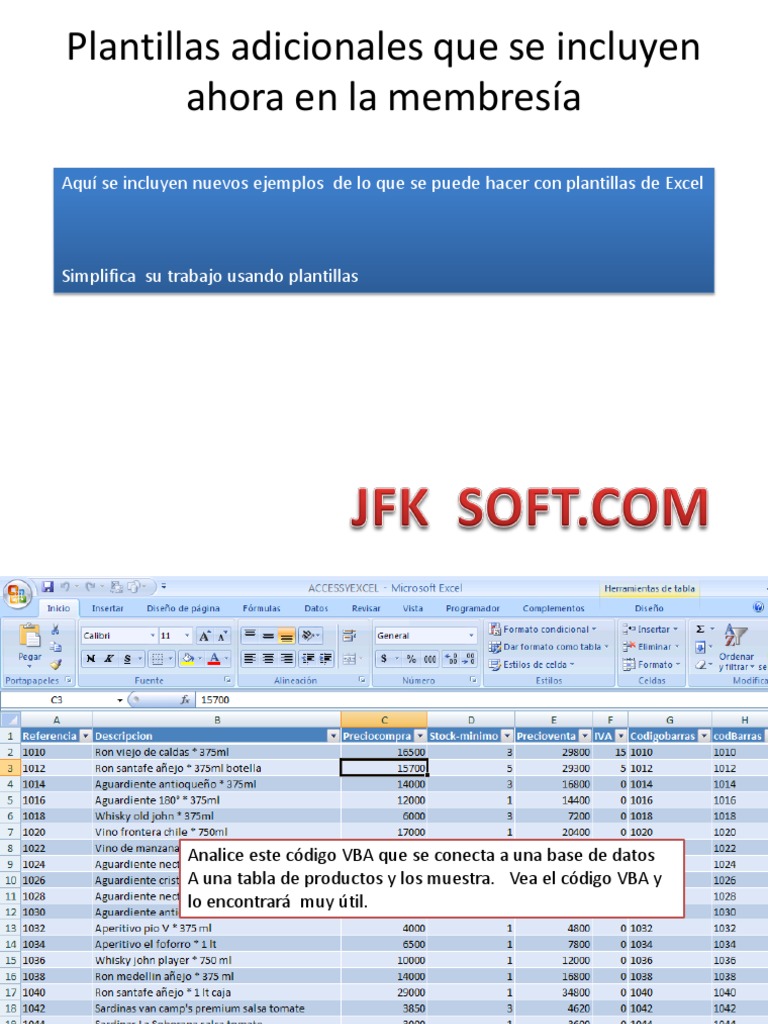 Coleccion de Plantillas de Excel Donde Se Muestra Excel Avanzado VBA | PDF | Microsoft Excel ...
