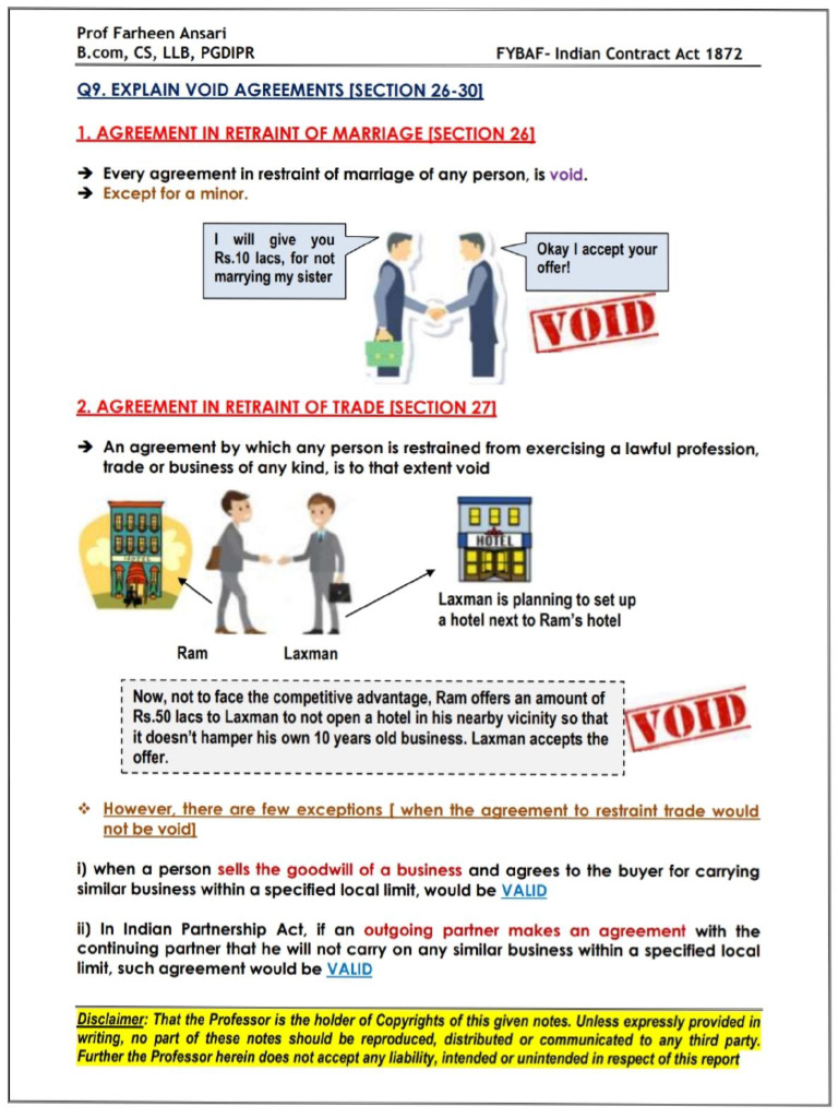Void Agreements | PDF