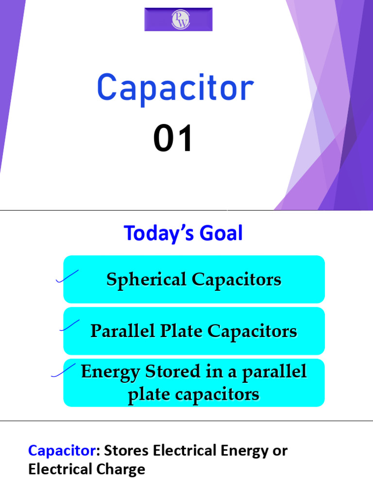 Capacitor by Alakh Sir | PDF | Capacitance | Capacitor