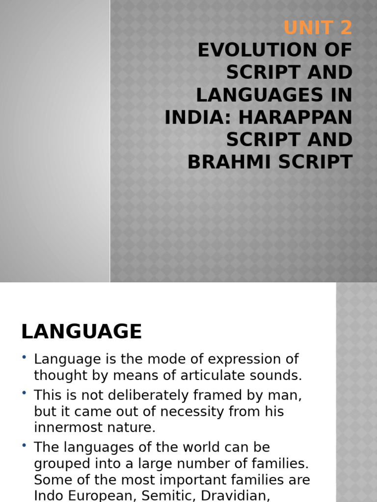 Evolution of Indian Scripts | PDF | Languages Of India | Writing