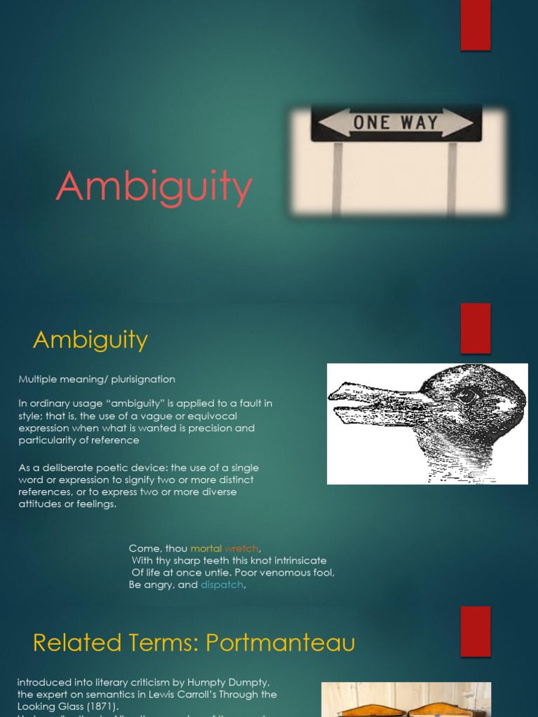 Ambiguity Pun (Autosaved) | PDF | Lexical Semantics | Lexicology
