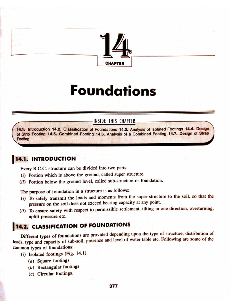 Foundations Design 1 | PDF