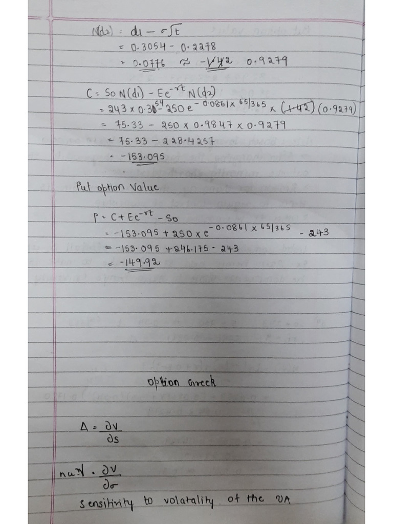 Derivatives Notes 2 | PDF