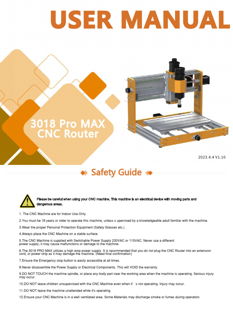 3018-CNC-router-202411 | PDF | Screw | Numerical Control