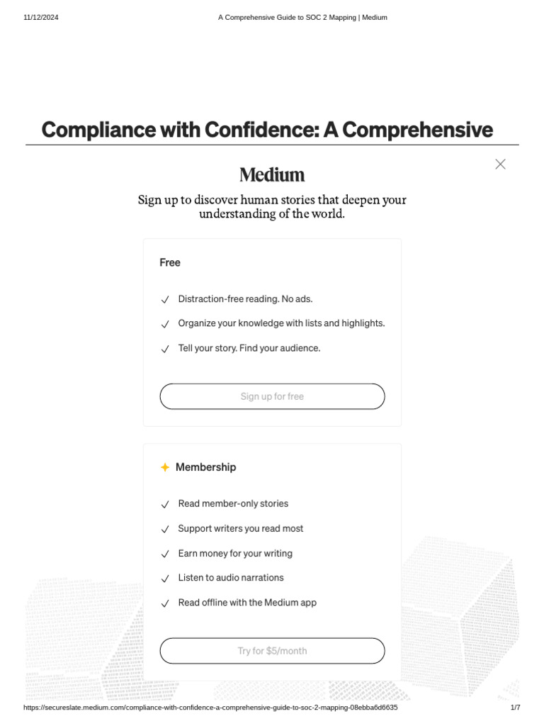 Understanding SOC 2 Compliance Mapping | PDF | Computer Security | Security