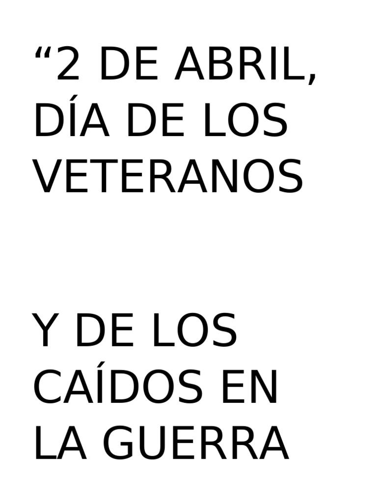 2 de Abril | PDF