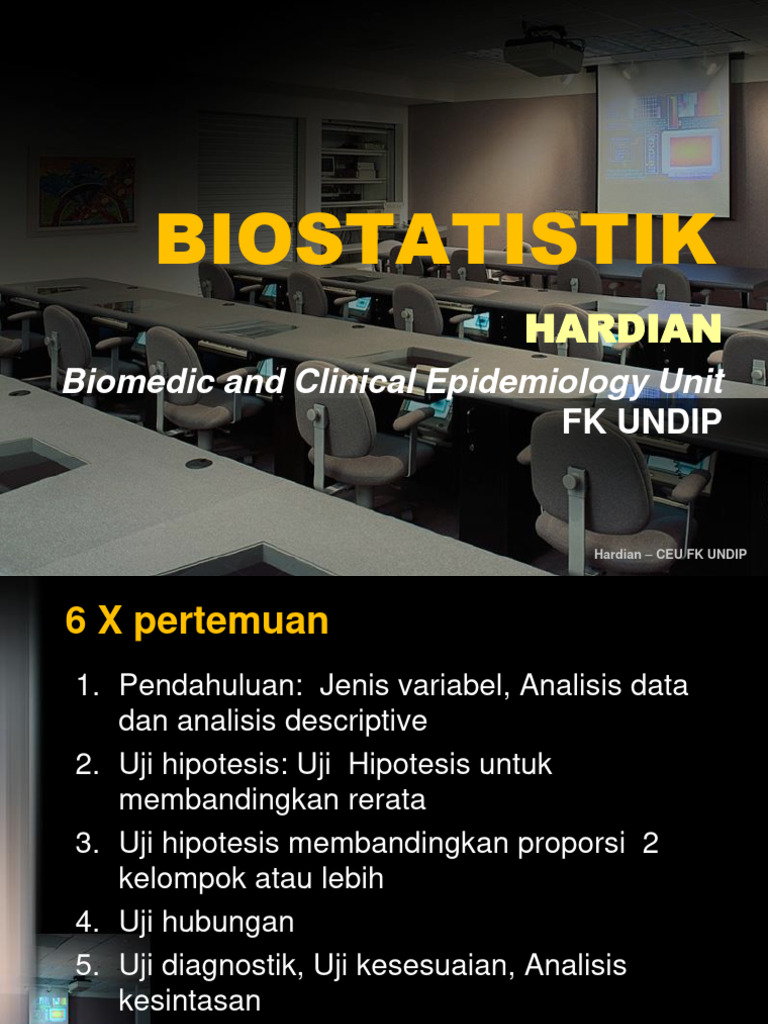 Biostatistika | PDF | Metode & Bahan Ajar