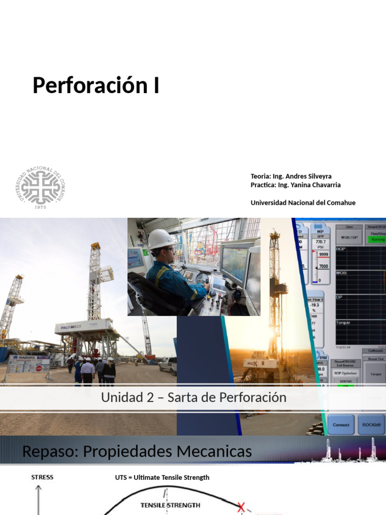 Unidad 2 - Sarta de Perforacion v1.0 | PDF | Mecánica de sólidos ...