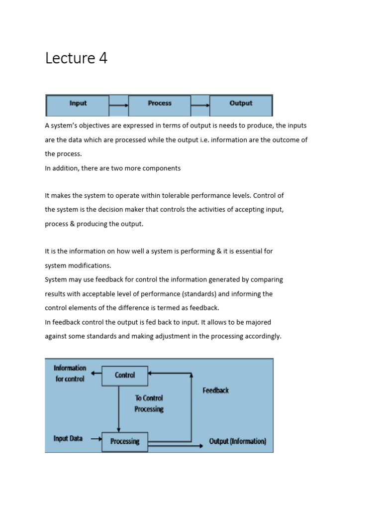 PGDIT SAD 4 Elements of System | PDF | Finance & Money Management