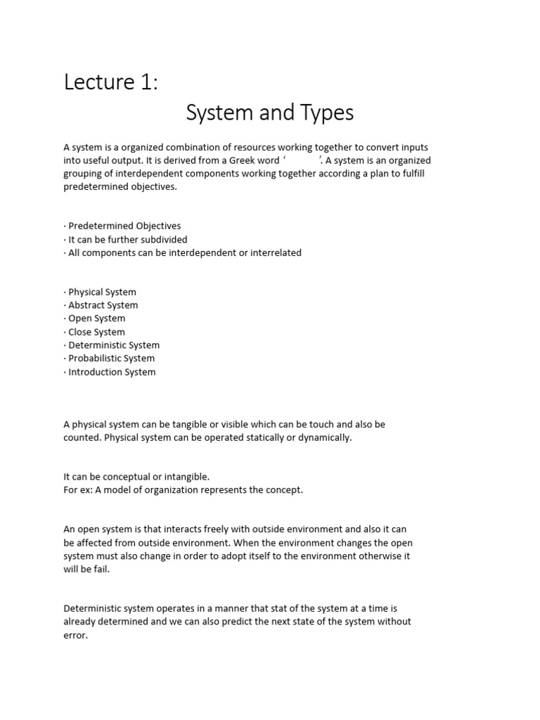 PGDIT-SAD-1-System and Types | PDF | Science & Mathematics | Computers