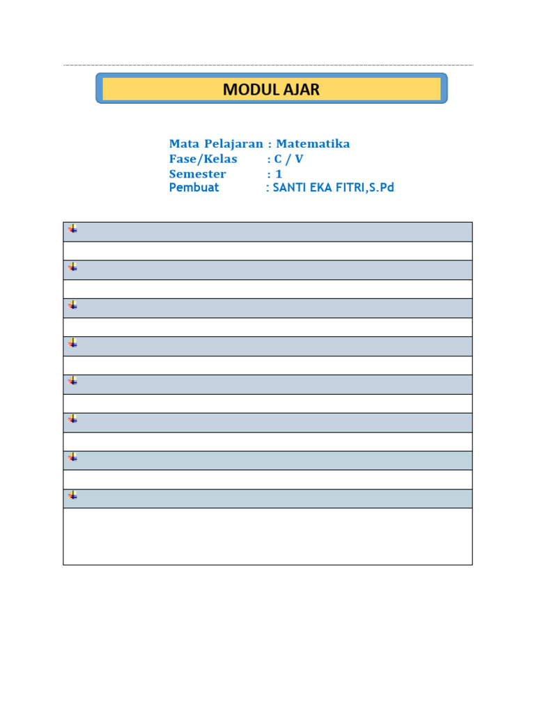 Modul Santi Eka Fitri | PDF