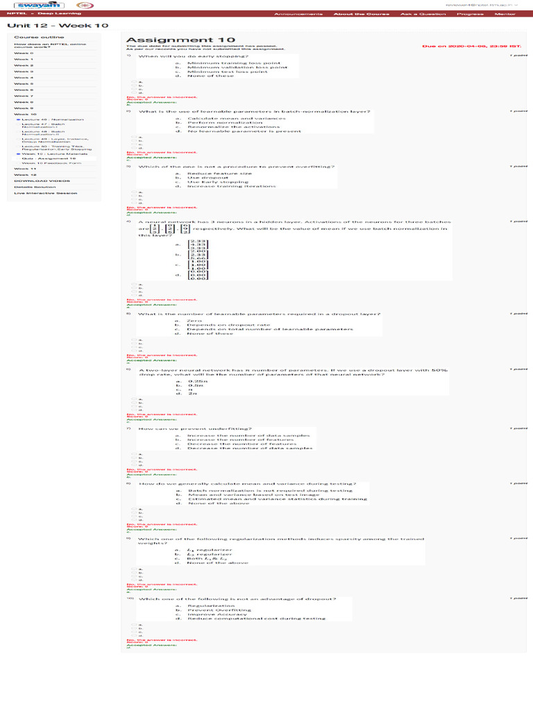 Noc20 Cs11 Assigment 11 | PDF