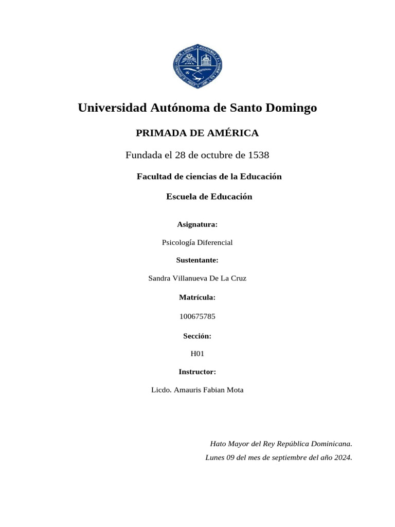 Psicología Diferencial: Historia y Métodos | PDF | Sicología | Inteligencia