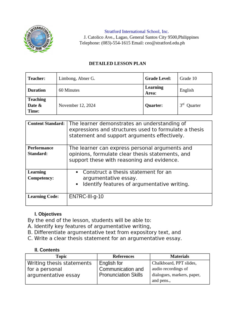 Final Demo | PDF | Essays | Learning