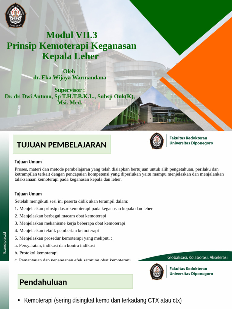 Modul Prinsip Dasar Kemoterapi | PDF | Kesehatan Holistik