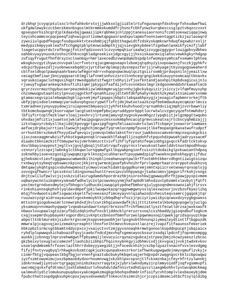 Random Text Analysis | PDF