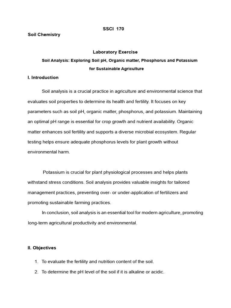 SSCI-170 (2) | PDF | Soil | Soil Fertility