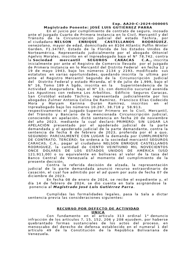 Poder Apud Acta Via Telematica TSJ | PDF | Procedimiento Civil | Ley procesal