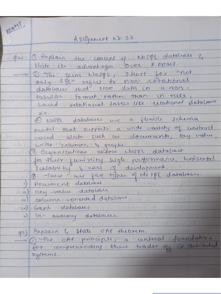 Adbms 3 | PDF | Home & Garden