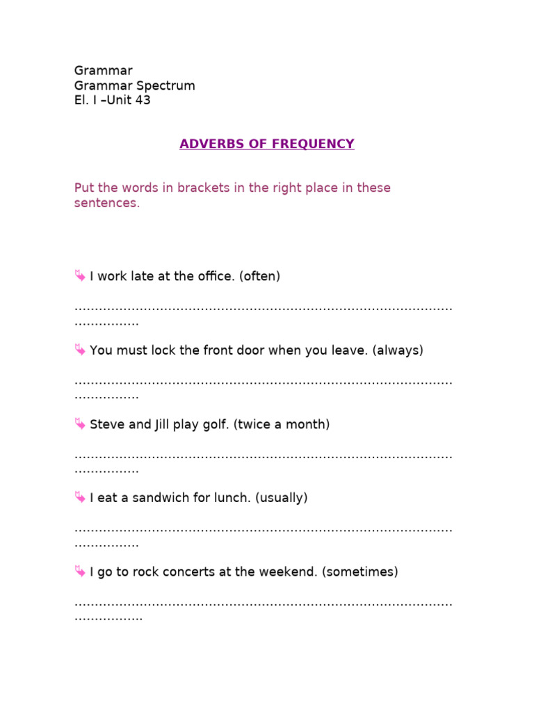 A of Frequency Practice | PDF | Language Arts & Discipline