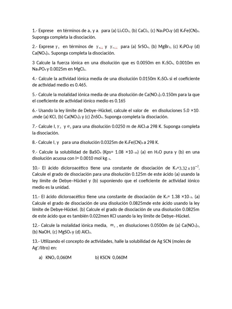3er Block Fico II | PDF | Concentración | Análisis
