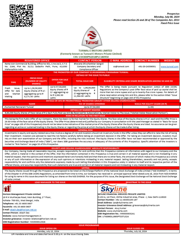 Prospectus | PDF | Investing | Stocks