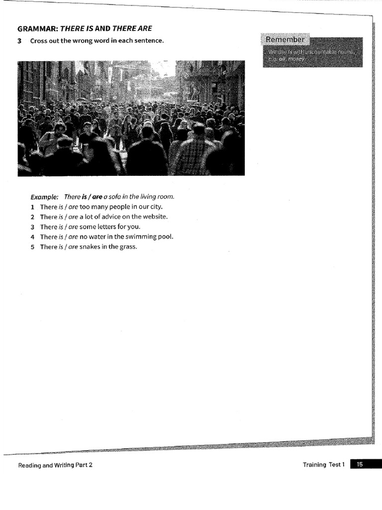 A2 KET Trainer 2020 Edition 2 Test 1 | PDF