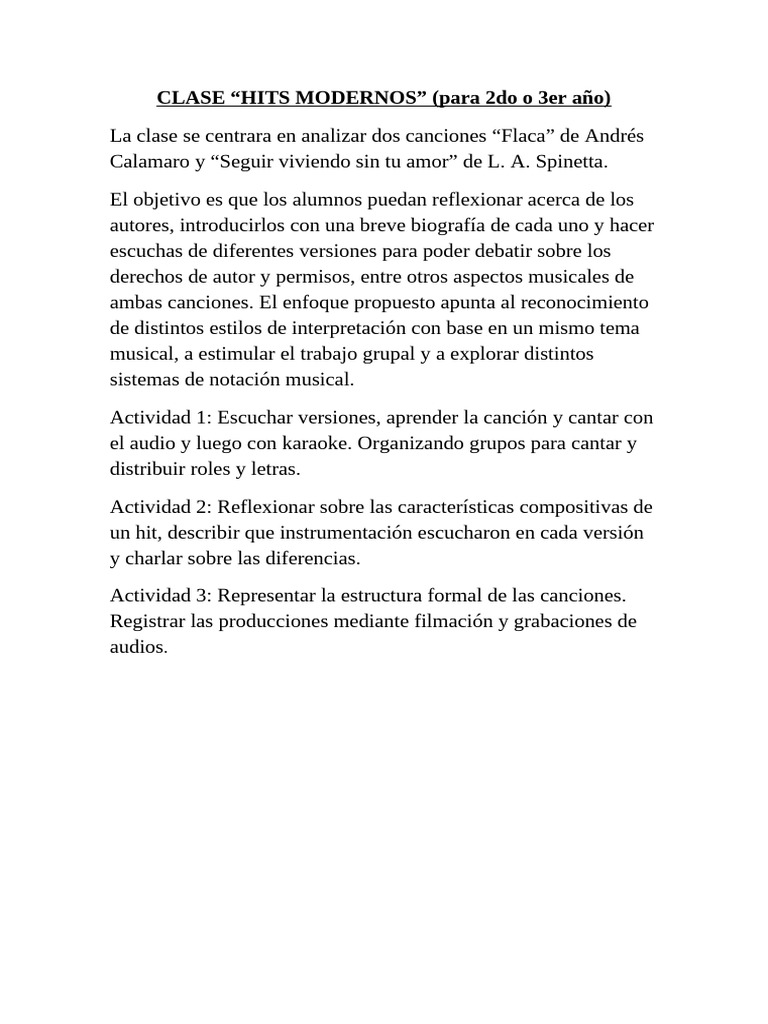 Clase Hits Modernos - Enviar Al Cel - 041142 | PDF | Amor