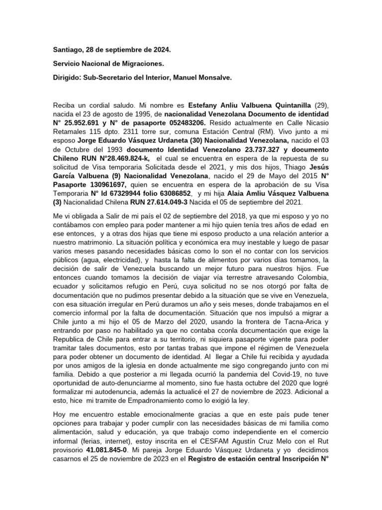 ET1 | PDF | Chile | Venezuela
