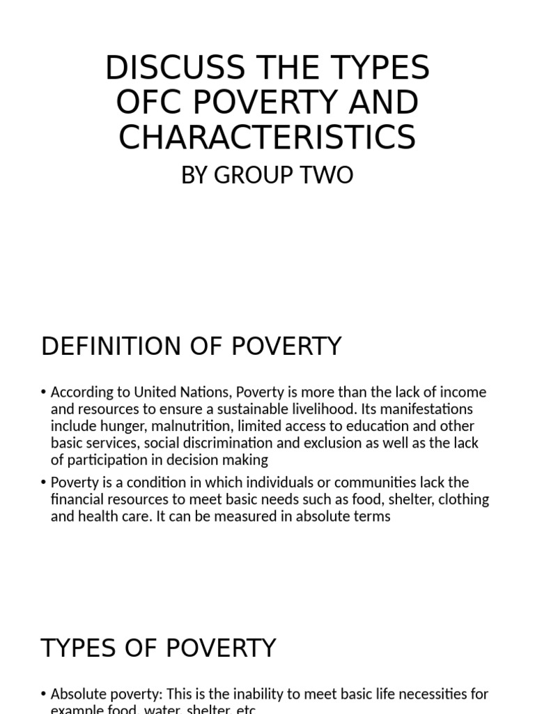 Poverty Pdf Cost Of Living Poverty