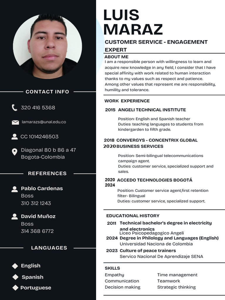 Contact Information for Accedo Bogotá | PDF | Career & Growth