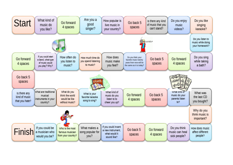 Music board game | PDF | Recorded Music | Performing Arts