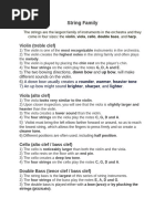 Cello Range | PDF | Cello | Clef