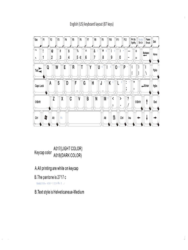Keyboard Layout (Qwerty) | PDF