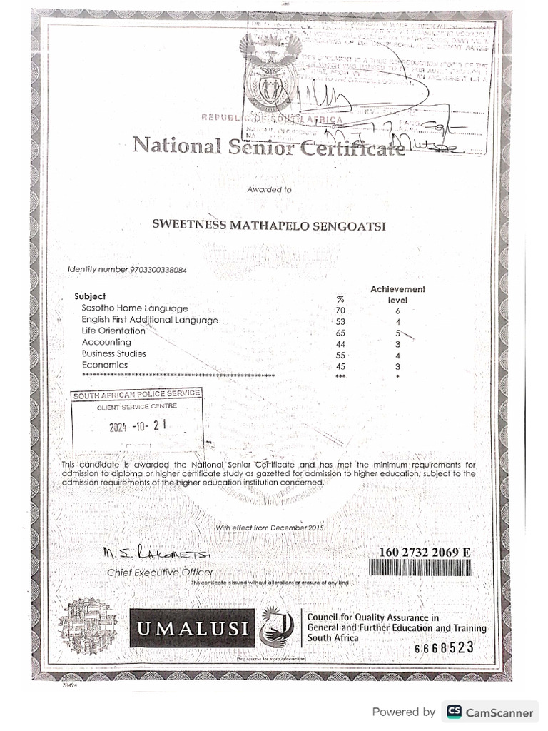 Matric | PDF