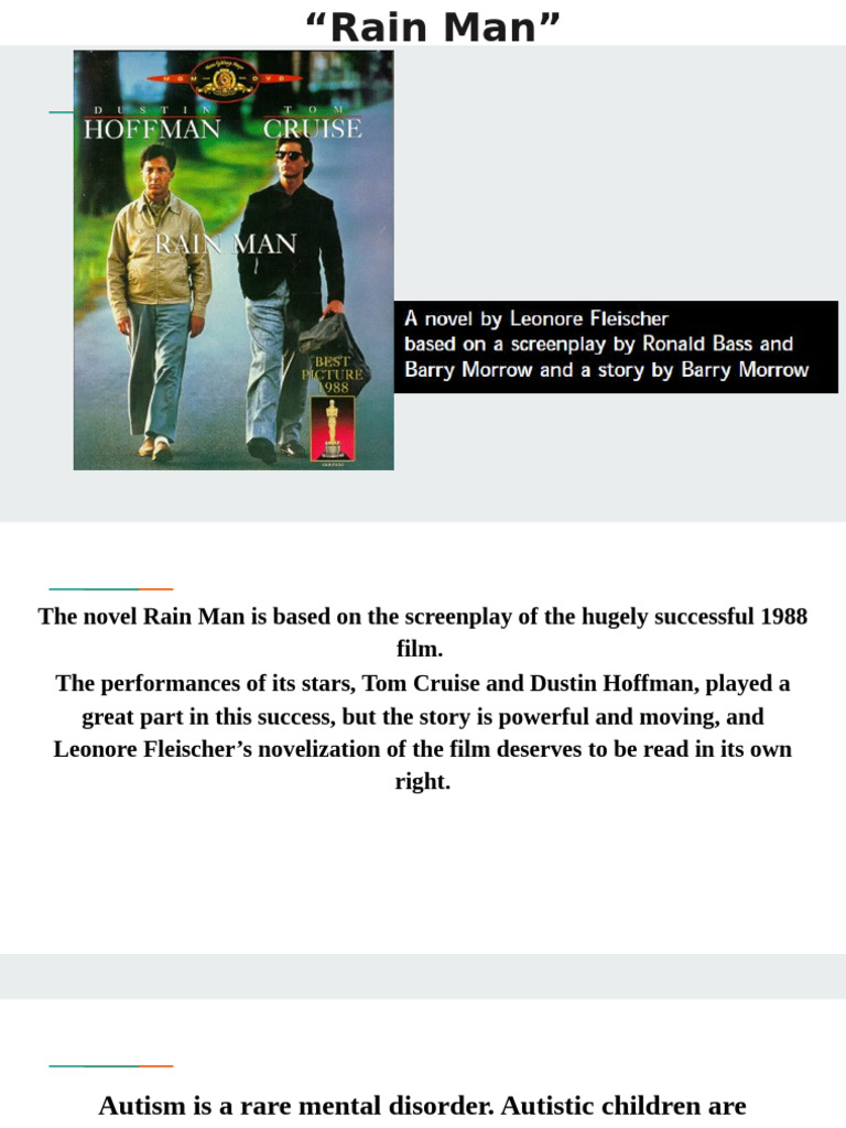 Home Reading. Rain Man | PDF | General Fiction