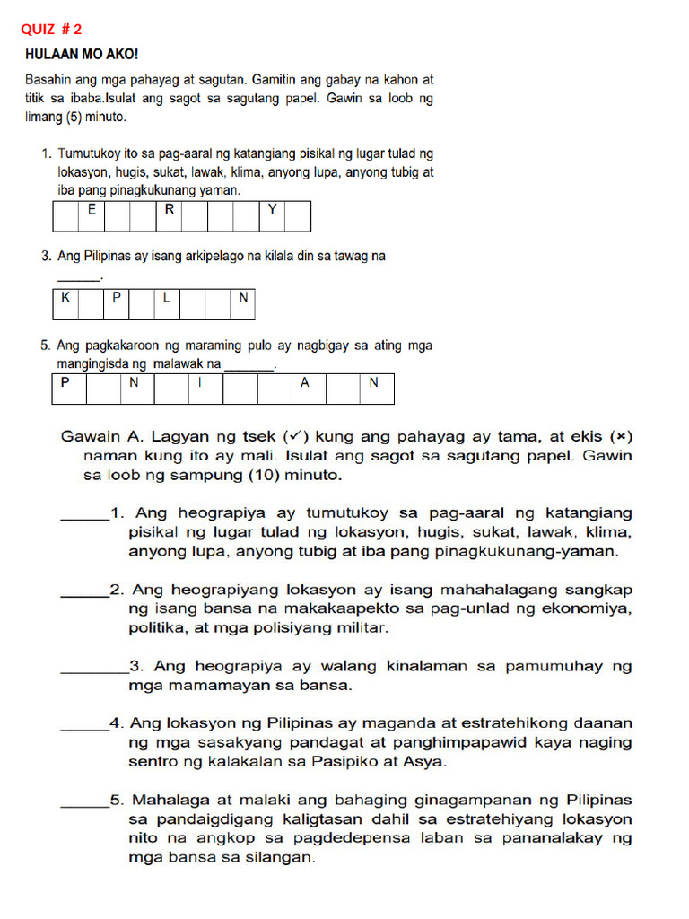 Ap 4 - Quiz # 2 | PDF