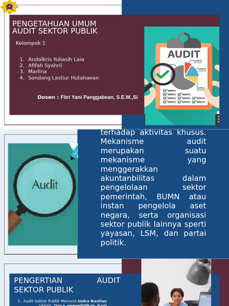 Pengetahuan Umum Audit Sektor Publik - Kel. 1 | PDF