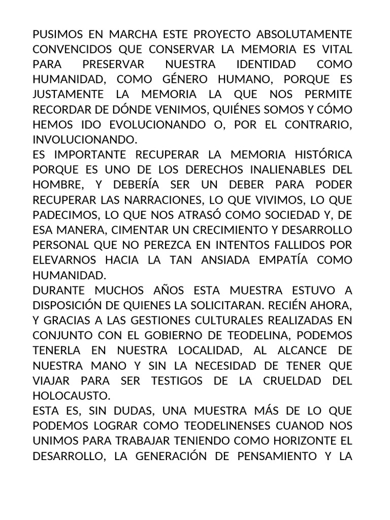 Discurso Inaugural | PDF | Ciencias sociales | Filosofía