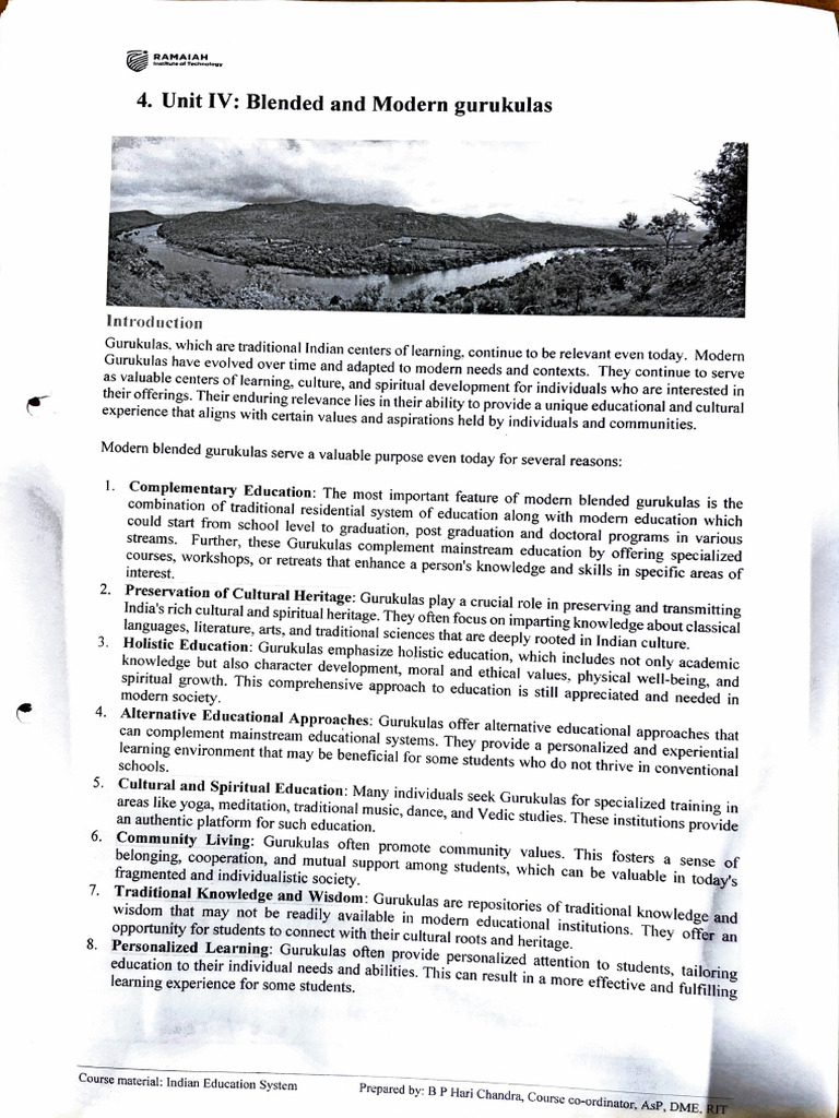 Unit-4 Indian Education (AEC) | PDF