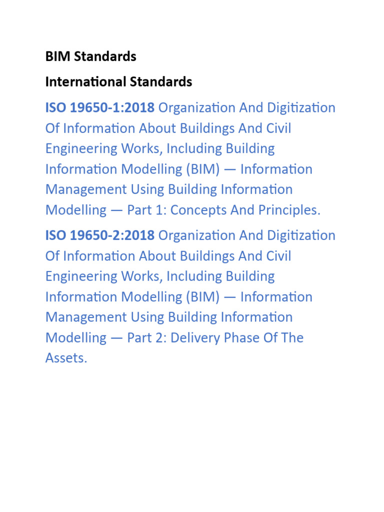 BIM Standards | PDF