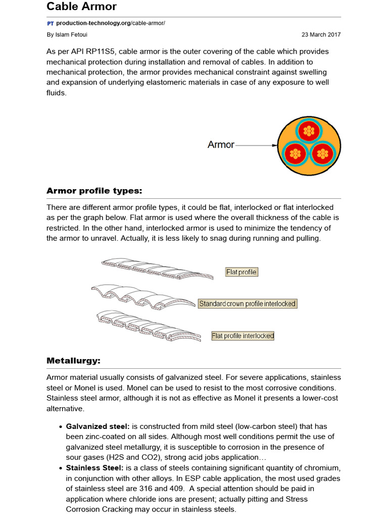 Cable Armor ESP | PDF