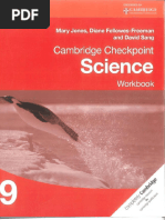 Cambridge Checkpoint Science 9 Workbook | PDF