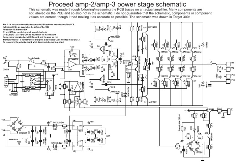 Proceed Amp-2/3 Schematic Overview | PDF | Teaching Methods & Materials ...